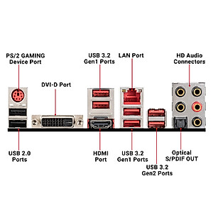 MSI Performance Gaming AMD X470 Ryzen 2ND and 3rd Gen AM4 DDR4 DVI HDMI Onboard Graphics CFX ATX Motherboard (X470 GAMING PLUS Max)