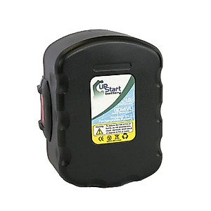 Upstart Battery 2-Pack Bosch 14.4V Battery Replacement - Compatible with Bosch 32614, BAT040, 33614, BAT140, PSR 14.4VE-2, GSR 14.4 V, GDS 14.4 V, GDR 14.4 V, ART 26, AHS 41, 53514, 52314, 13614, BAT038, 3660K, 35614, 34614, 15614, BAT159, BAT041 (1300mAh