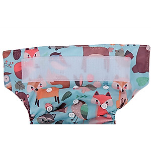 Baby Pocket Cloth Diaper Nappy Hook and Loop (Pineapples)