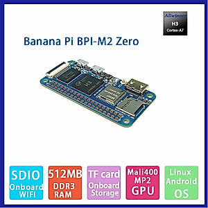 Generic Banana Pi BPi-M2 Zero Quad-core Allwinner H3 512MB DDR3 RAM Support Linux Android Open Source Development Single Board Computer