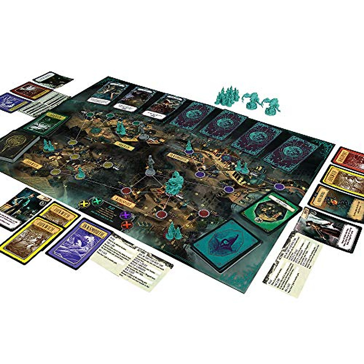 Pandemic Reign of Cthulhu Board Game for Adults and Family | Cooperative | Ages 14+ | 2 to 4 players | Average Playtime 40 minutes | Made by Z-Man Games