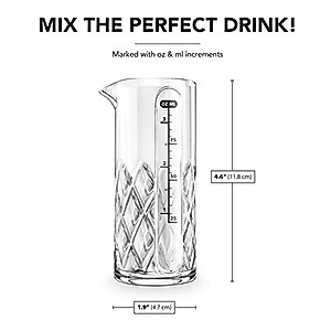 Final Touch Glass Yarai Measuring Jigger for Liquor (FTA7035)