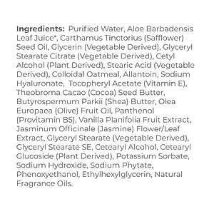 Derma E Jasmine and Vanilla Ultra Moisturizing Shea Body Lotion – Vegan Hyaluronic Acid and Vitamin E Moisturizer for Dry Skin – Cruelty Free Moisturizing Cream, 8 oz