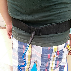 Baosity SUP Surfboard Waist Leash Belt for Surfing Beginner Practicing Supply -140mm