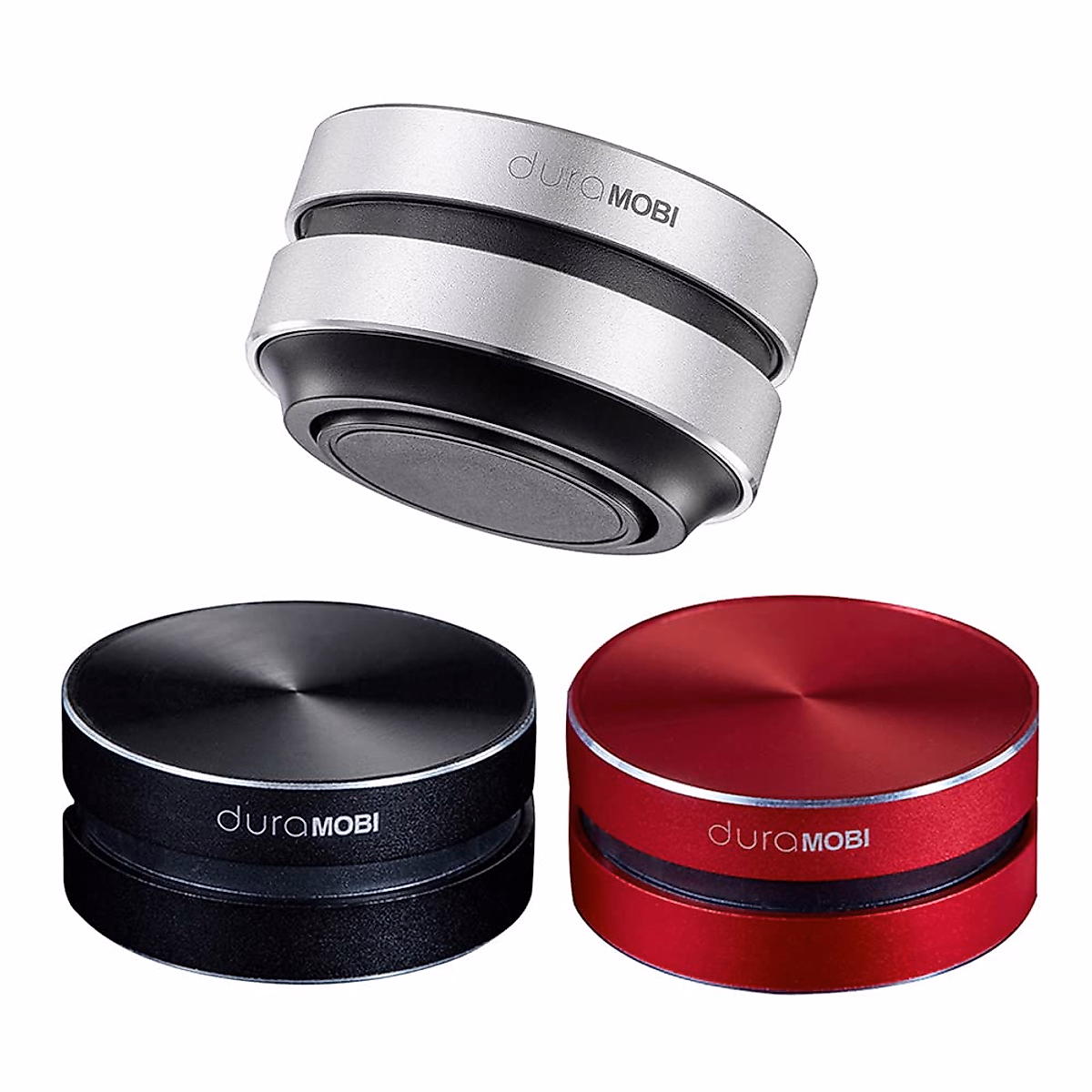 CalmGeek Bone Conduction Speakers, True Wireless Speakers BT5.0 Speaker 2 Pack Humbird Speakers Mini Portable Loud Stereo Sound Built-in Mic Sound Box with Magnetic Fixing Piece(Black-2pcs)