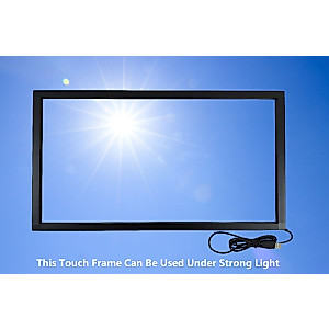 DeYoWo 70 Inch Interactive 10 Points Infrared IR Touch Screen Overlay Frame Free Driver