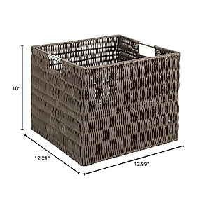 Whitmor Rattique Storage Crate - Java
