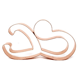 Large Doctor's Stethoscope Cookie Cutter 6.5 X 5 inches - Handcrafted Copper Cookie Cutter by The Fussy Pup
