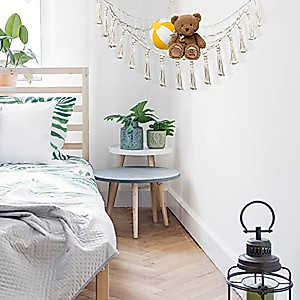 Rousytn Stuffed Animal Hammock Plush Toy Hammock Stuff Animals Organizer Storage Large Corner Plush Toys Net Holder Toy Hammock for Bedroom, Nursery