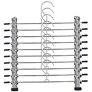 Pants Hanger, 5/10/15/20Pcs Anti-Slip Trouser Clothes Rack Organizer Shirt Pants Jeans Hanger