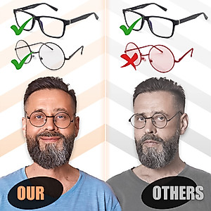 SIGONNA Eyeglass Strap Holder String - Adjustable Eye Glasses Holders Around Head - No-Tail Sunglasses Holder Glasses Strap for Men Women - Glasses Lanyard String - 3 Cords