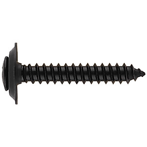 The Hillman Group 3142 10 x 3/4-Inch Oval Phillips Trim Screw with Washer, 20-Pack,Black Phosphate