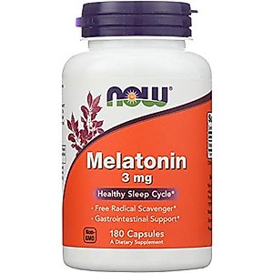 Now Foods Melatonin 3mg 180 Caps