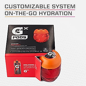 Gatorade Gx Hydration System, Non-Slip Gx Squeeze Bottles Or Gx Sports Drink Concentrate Pods (pack of 24)