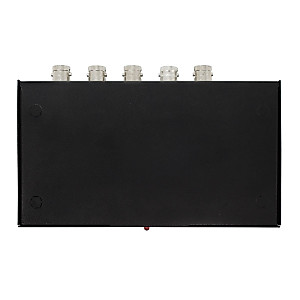 Wiistar SDI 1x4 Splitter Black Amplifier Splitter 1 in to 4 Out SD-SDI HD-SDI 3G-SDI Repeater Extender