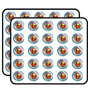 Champagne Beach Vanuatu Swim Boat Kayak Water Ski Surf Travel Sticker for Scrapbooking, Calendars, Arts, Kids DIY Crafts, Album, Bullet Journals 50 Pack