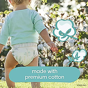 Diapers Size 3, 168 Count - Pampers Pure Protection Disposable Baby Diapers, Hypoallergenic and Unscented Protection (Packaging & Prints May Vary)