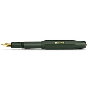Kaweco CSFP-GN Fountain Pen, Medium, Classic, Sports, Green, Dual Use Type