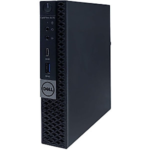 dell Optiplex 5070 Micro MFF Desktop PC Intel i5-9500T, 32GB DDR4 New 256GB M.2 NVMe SSD, WiFi BT HDMI New KB & Mouse Windows 11 Pro (Renewed)