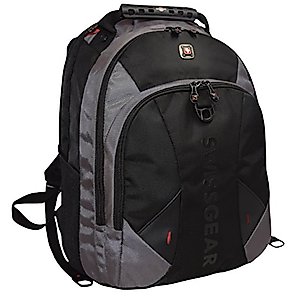 SwissGear Pulsar 16 Padded Laptop Backpack - Black/Gray