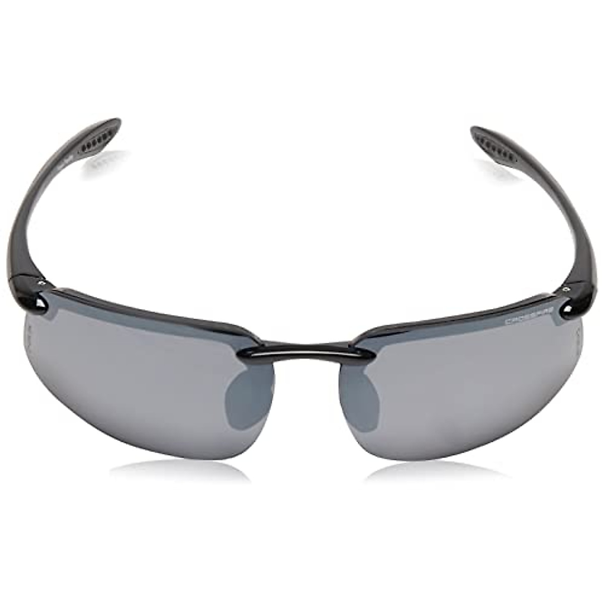 CROSSFIRE 2123 Crossfire Silver Mirror Safety Glasses, Scratch-Resistant, Frameless