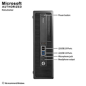 HP ProDesk 600 G2 Small Form Factor Business Desktop Computer, Intel Quad Core i5-6500, 12GB DDR4, 1TB SSD, WiFi, BT 4.0, VGA, DP