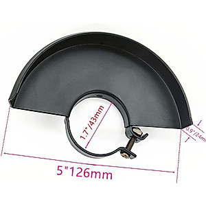 KIMGU Grinder Guard 4-1/2" 115mm replace for DEWALT BOSCH MAKITA RYOBI METABO Craftsman Angle Grinder