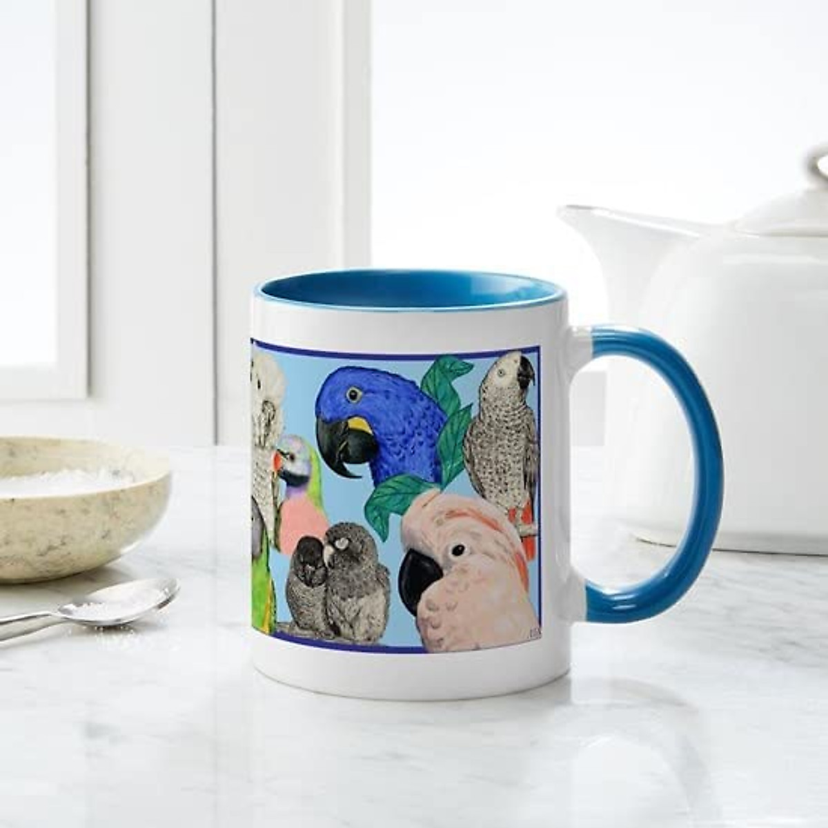 CafePress Parrots Mug Ceramic Coffee Mug, Tea Cup 11 oz