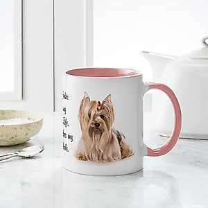 CafePress She's My Yorkie Mug Ceramic Coffee Mug, Tea Cup 11 oz