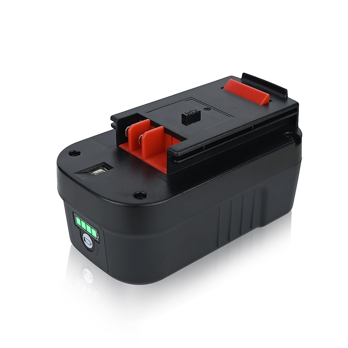 Qwenoer 18V 6.0h HPB18 Lithium Battery Replacement for Black and Decker 18V Battery 244760-00 HPB18 Battery A1718 A18 A18E A18NH HPB18-OPE FS180BX FS18BX FS18FL FSB18 Firestorm 18V Battery