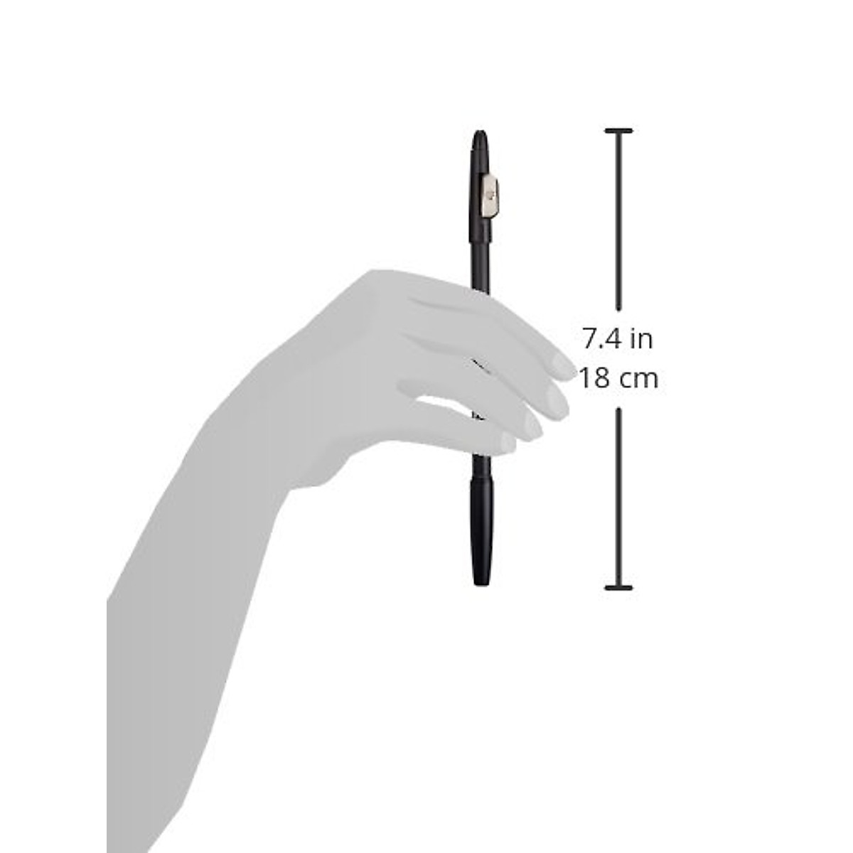 The BrowGal - 3 in 1, Skinny Eyebrow Pencil - 06 with Sharpener Cap & Spoolie Brush - Draws Tiny Brow Hairs & Fills in Sparse Areas & Gaps, Sharp Enable, Longwear, Long Lasting – "7.4 In, Blonde Color