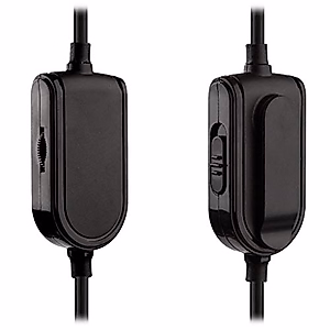 A40 Cord Replacement A10 Audio Cable Inline Mute Volume Control Lead Compatible with Astro A10 A40 A30 A50 Gaming Headset Xbox One PlayStation 4 PS4 MixAmp PC Smartphone with 3.5mm Jack (Black)