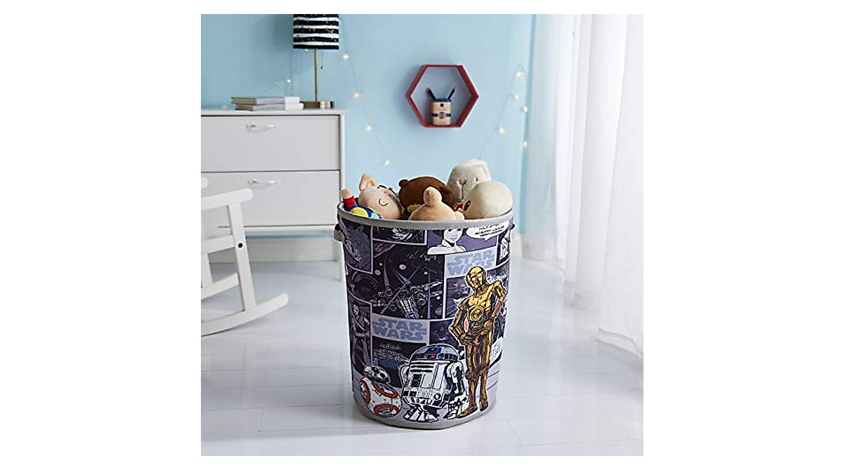 Star Wars Circular Storage Bin - Durable & Fun Organizer