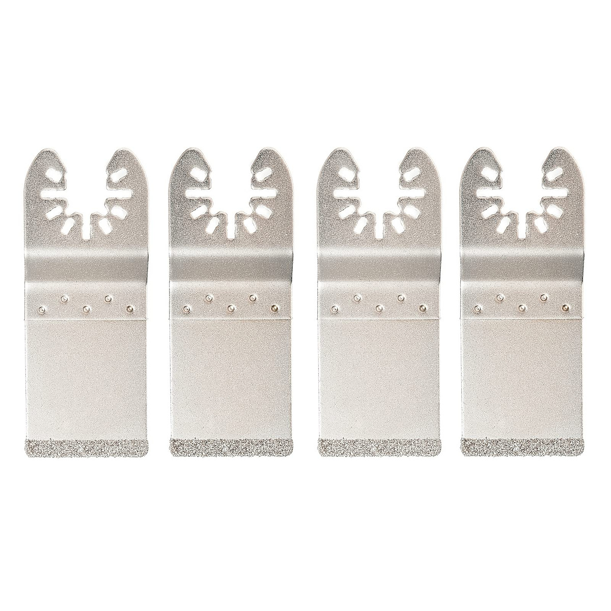 Ettonsun 4 Pcs Diamond Oscillating Tool Blade, Flush Cutting Oscillating Multitool Saw Blades for Grout Removal, Cleaning Mortar