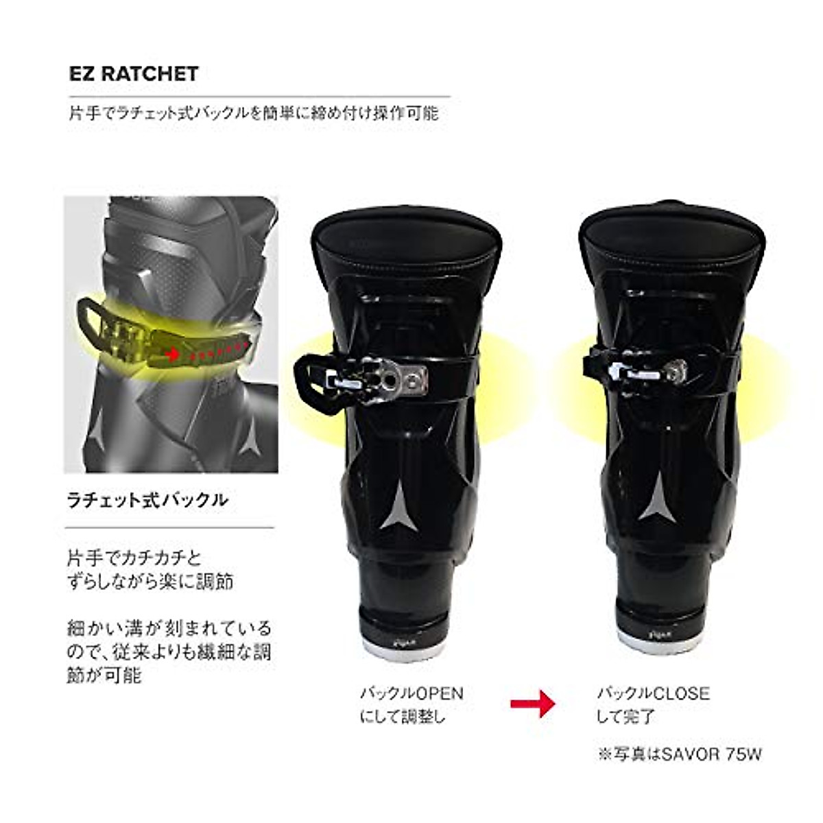 Atomic Savor 95 W Rear Entry Ski Boot 2020 26.5