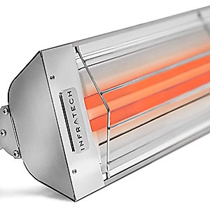 Infratech WD-6024 SS Stainless Steel 61.25” Dual Element Fixture 6000 Watt, 240 Volt, Stainless Steel
