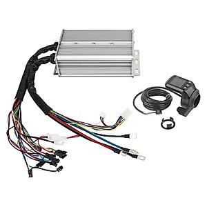 SPYMINNPOO Electric Motor Controller,48V 60V 1500W Electric Scooter Brushless Controller and GZ3 LCD Display Electric Bike Conversion Kit