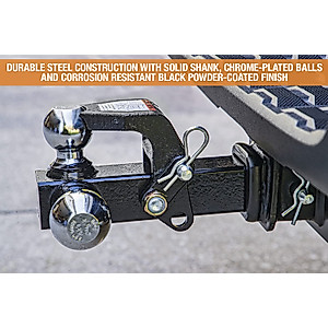 Buyers Products - 1802279 Tri-Ball Truck Hitch with Pintle Hook