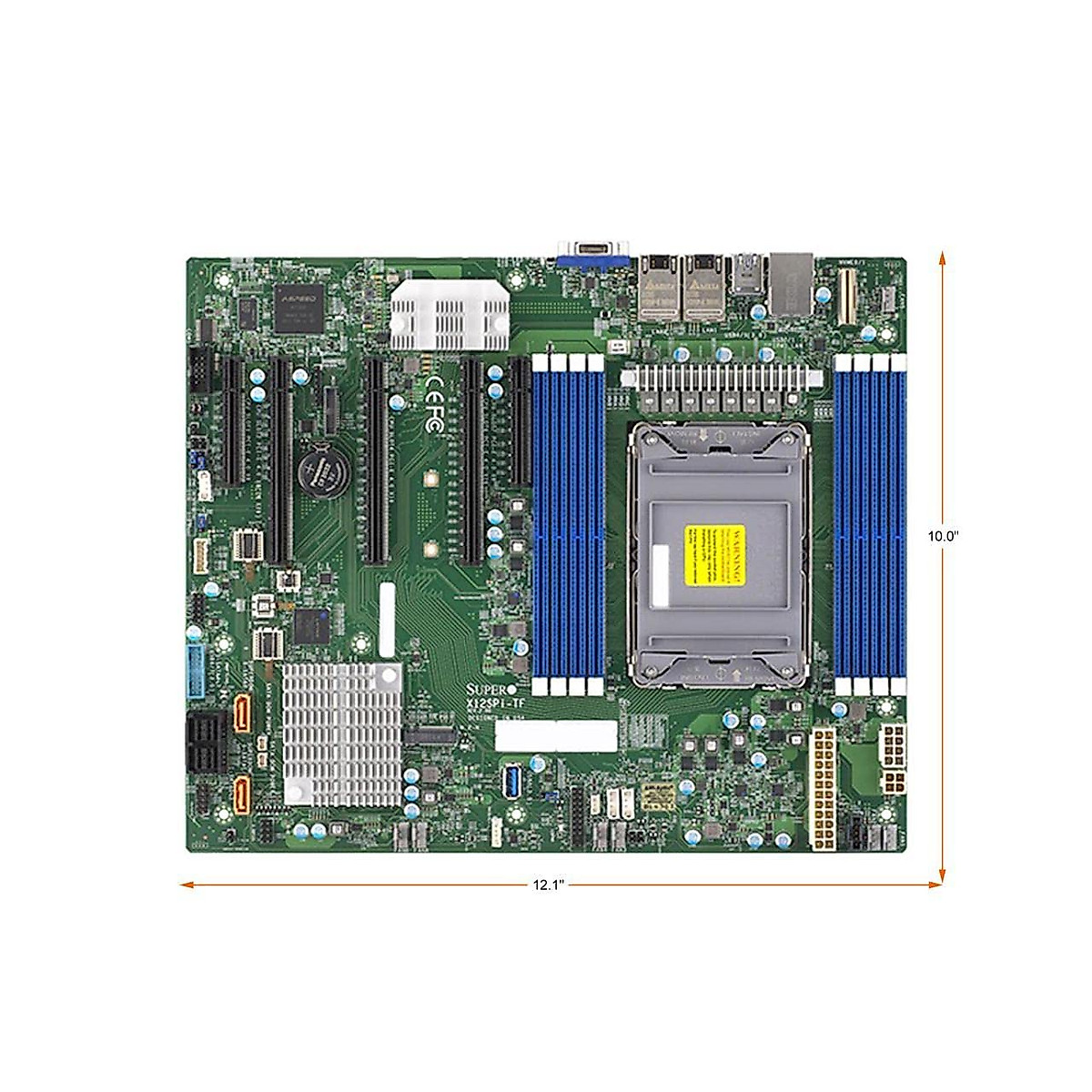 Supermicro X12SPI-TF ATX Server Motherboard, C621A LGA-4189, Dual 10Gbase-T