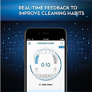 Oral-B 7500 Electric Toothbrush with Replacement Brush Heads and Travel Case, White