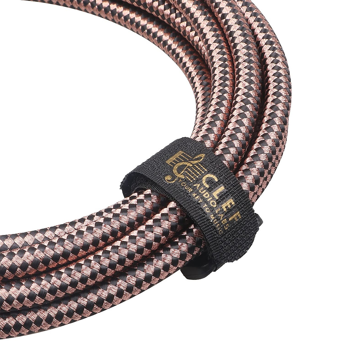 Clef Audio Labs XLR Male to XLR Female, 20-Feet, Mic Cable, Black, Zinc Alloy Shell, Copper Braided Jacket, Gold Plated 3-Pin Connectors for Microphone, Studio Recording and Audio Interface
