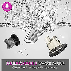 whall Handheld Vacuum Cordless, 8500PA Strong Suction Hand Held Vacuum Cleaner with LED Light, Lightweight Mini Car Vacuum Cordless Rechargeable, Portable Hand Vacuum Cleaner for Car, Home and Pet