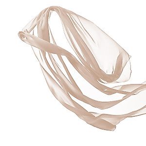 Chiffon Fabric - 60" inches Wide Chiffon Sheer Fabric by The Yard - Lightweight Sheer Fabric - Sheer Fabric for Draping - Perfect for Wedding & Venue Draping - Gold - 2 Continuous Yards