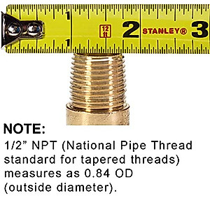 Celestial Fire Glass LP Propane Gas Air Mixer Valve, 1/2", 90K BTU