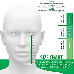 Universal Cloth Face Masks – Reusable Dust & Allergy Masks – 100% Cotton, 2 Layer, Washable, for Teens & Adults – Protects from Dust, Pollen, Pet Dander & More (Black, Medium- Pack of 4)