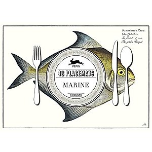 Marine: Paper Placemat Pad (Multilingual Edition) (English, French and German Edition)