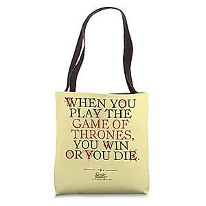 Game of Thrones When You Play Tote Bag