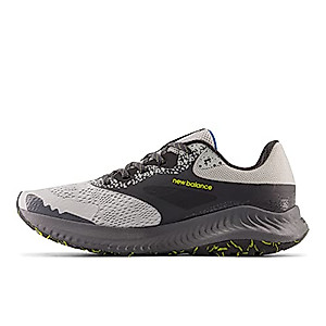 New Balance Men's Dynasoft Nitrel V5 Trail Running Shoe, Rain Cloud/Phantom/Egg Yolk, 10 X-Wide