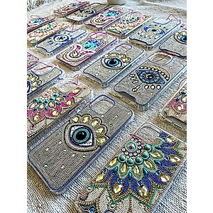 Bling Evil Customize Phone Case Compatible with Iphone 14 - Protective Case for iPhone 15 Pro, Heavy Duty, Slim Fit Eye Design | Iphone XR