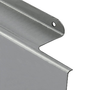 KUAFU Rear Bumper Roll Pan Compatible with 1967-1972 Ford F100 Fleetside Steel Rollpan w/License Plate Hole & LED Light